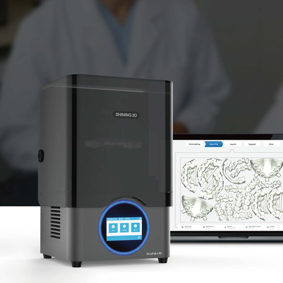 Shining 3D AccuFab-L4D 3D Printer – 3DDX Online Shop